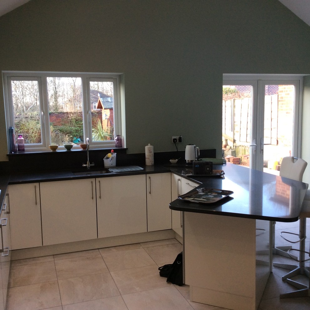 Angled breakfast bar - Other - by Queenline Kitchens and Bedrooms | Houzz