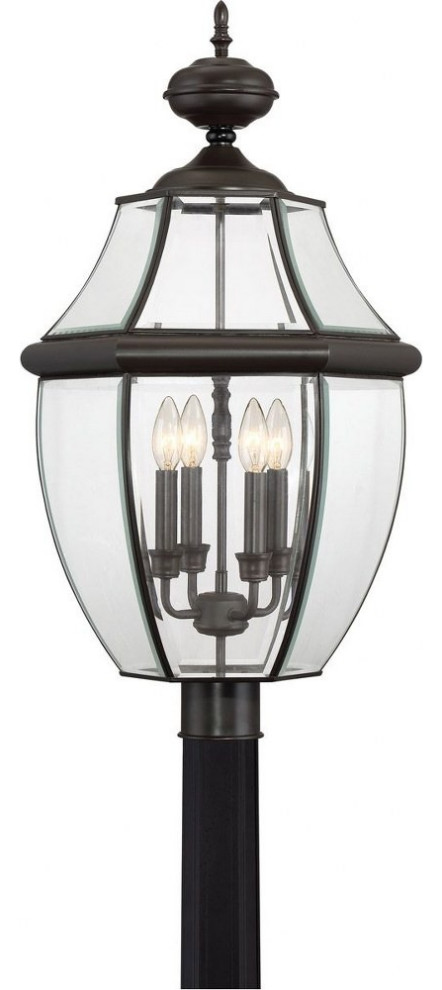 4 Light Extra Large Post Lantern-Medici Bronze Finish - Outdoor - Post ...