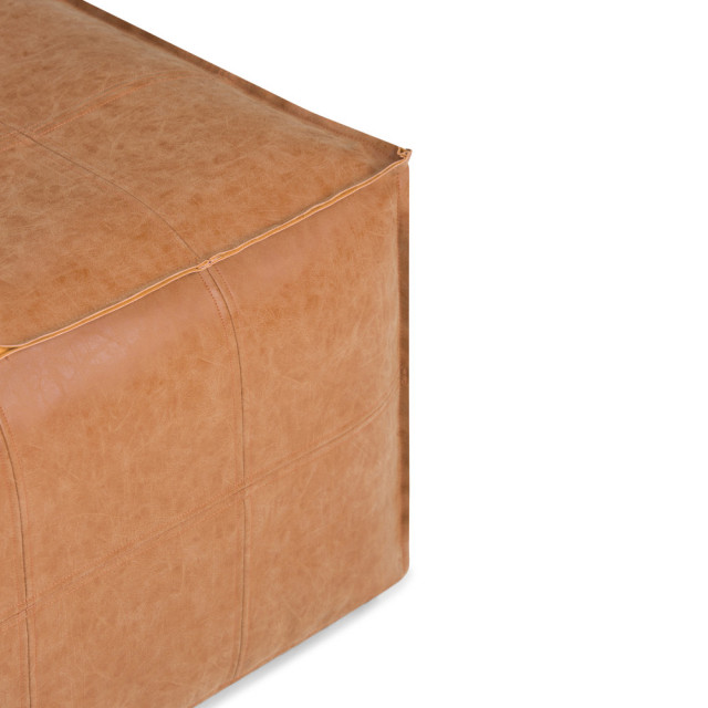 Brody Large Square Coffee Table Pouf - Contemporary - Coffee Tables ...