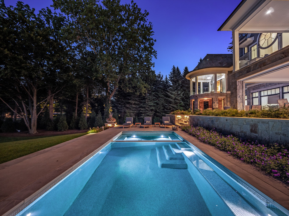 Lake Angelus Estate: Pool - Modern - Pool - Detroit - by Zaremba ...
