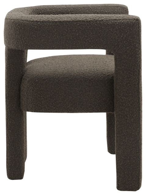 Athena Boucle Fabric Upholstered Accent / Dining Chair - Transitional ...