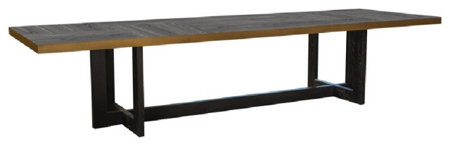 Contemporary Rectangular Dining Table, OROA Cambon - Industrial - Dining Tables - by OROA ...