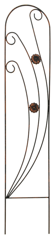 Autumn Leaf Trellis, 4'x10" - Traditional - Garden Trellises - by ...