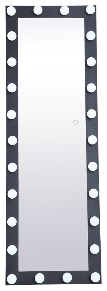 Elegant MRE32471BK Brenda 24"By 71"Plug, Led 5000K Mirror, Black ...