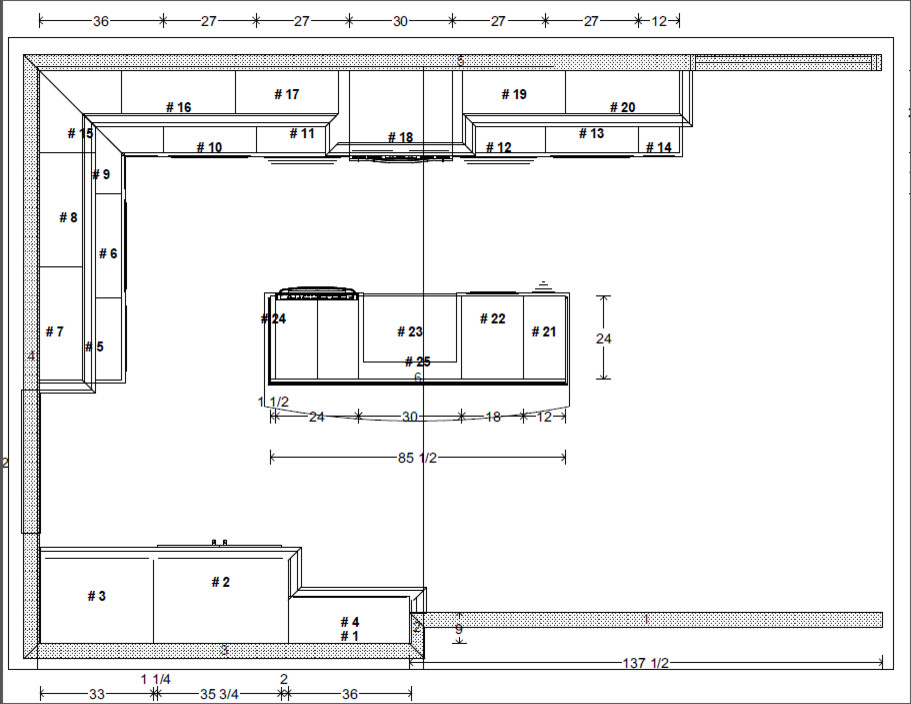 Handling two ceiling heights in new kitchen