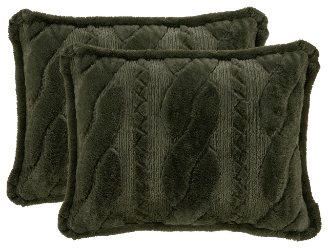 Five Queens Court Caress Evergreen Full/Queen 3Pc. Quilt Set ...