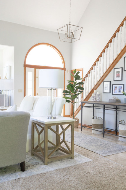 Light Welcoming Entryway/Foyer Project - Traditional - Entry ...