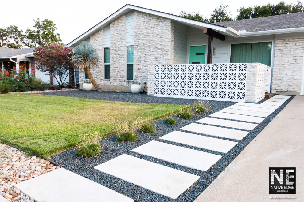 Mid-Century Ranch Makeover - Southwestern - Landscape - Austin - by ...