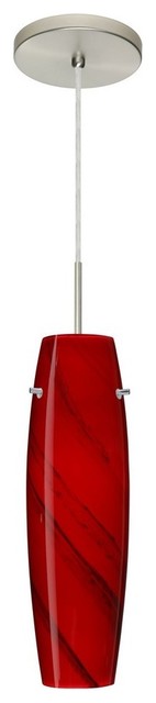 Suzi 1-Light Cord Pendant With Flat Canopy Bronze Opal Matte Glass, LED ...