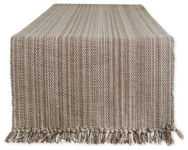 Nautical Blue Variegated Fringe Table Runner 13X108 - Table Runners ...