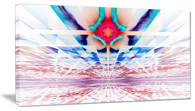 Cosmic Horizons Apocalypse, Abstract Wall Art Canvas, 40"x20"x1 ...