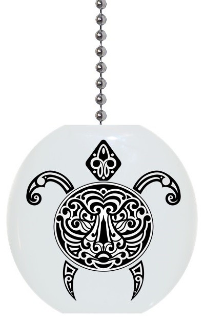 Tribal Sea Turtle Ceiling Fan Pull - Beach Style - Ceiling Fan ...