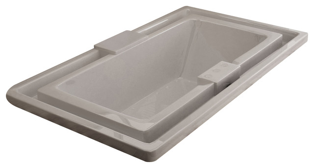 Whirlpools Infinity 46 x 78 Endless Flow Air Jetted Bathtub, Left, 78 ...