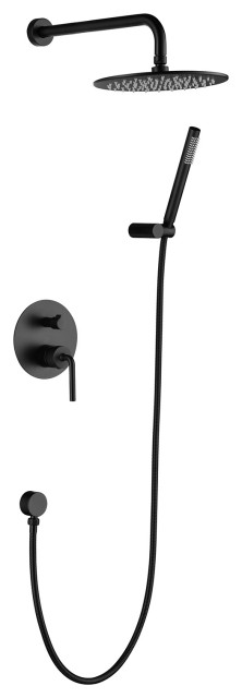 Complete Shower System With Rough-In Valve - Transitional - Showerheads ...