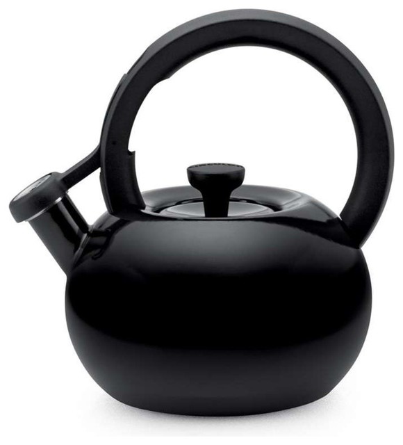 Circulon Circles Tea Kettle, 1.5-Quart, Black, 1.5-Quart - Contemporary ...
