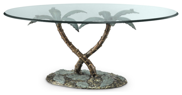 Palm Tree Coffee Table - Tropical - Coffee Tables - by SPI | Houzz