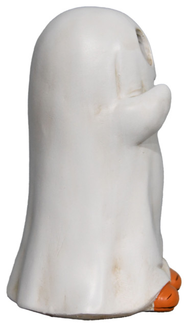 Ghost Light Up LED Halloween Figurine 6" - Modern - Holiday Accents And ...