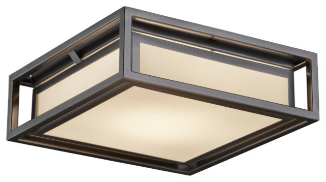 BAYVIEW LED Outdoor Flush-Mount - Transitional - Outdoor Wall Lights ...
