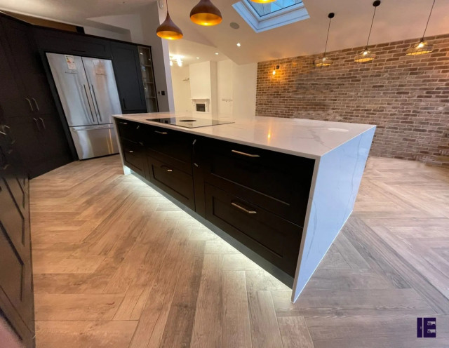 L-shaped Shaker Kitchen In Harrow Supplied by Inspired Elements ...
