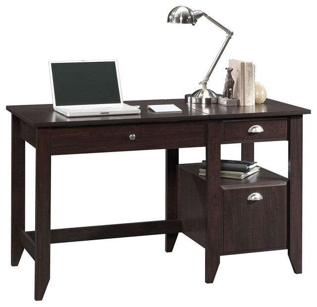 Unique Desk, Lift Up Top With Hidden Storage & Storage Drawers, Jamocha ...