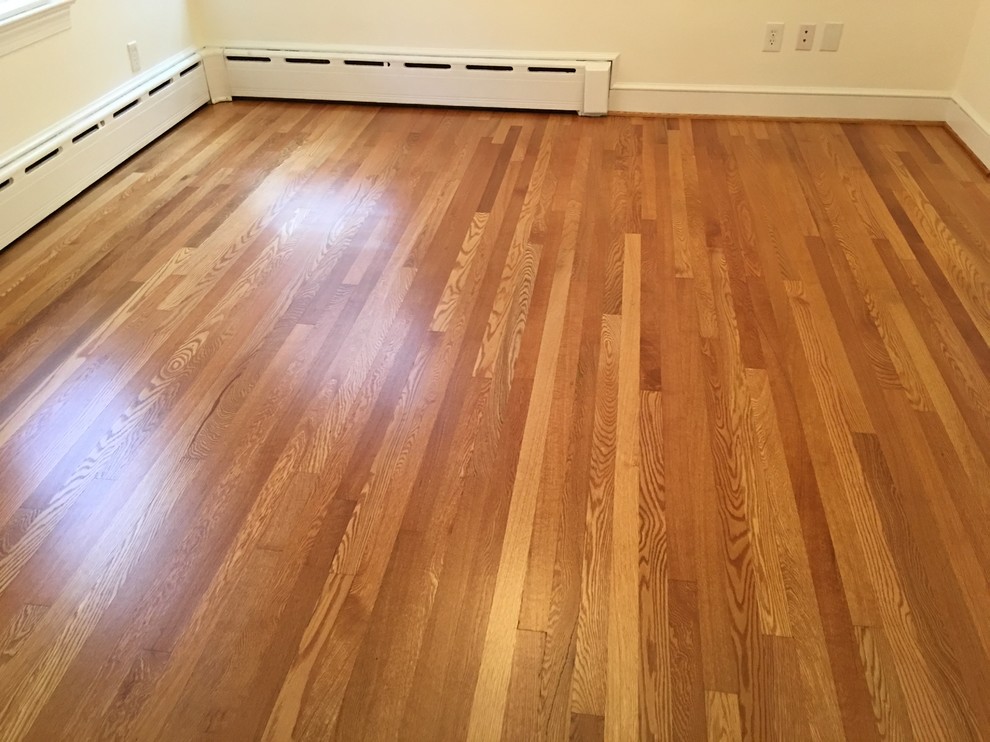 Red Birch Floors Sanded & Finished - Traditional - Other - by Sheaves ...