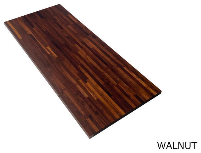 26" Deep Edge Grain Butcher Block Countertop 1.5" Thick, 26" X 72 ...