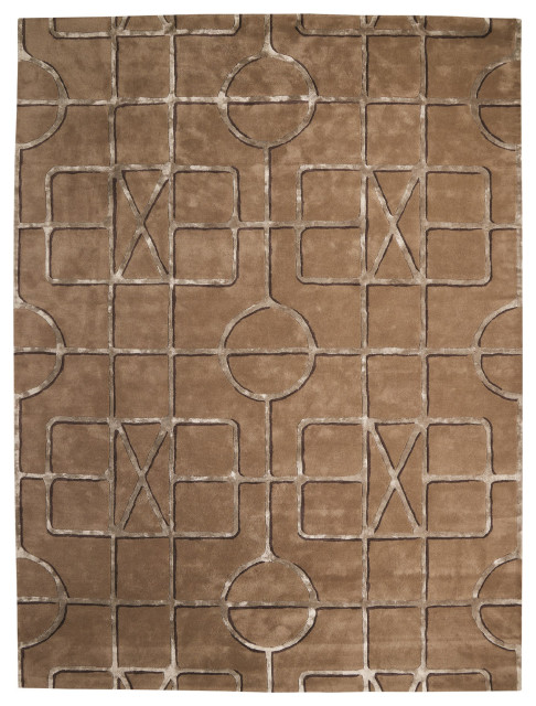 Gate Rug, Khaki, 11X14 - Contemporary - Area Rugs - by GLOBAL VIEWS and ...