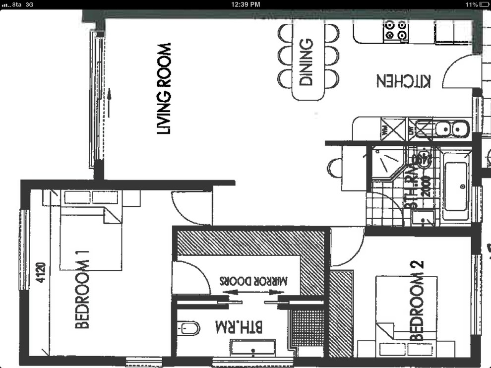Separator for walk in closet and bathroom