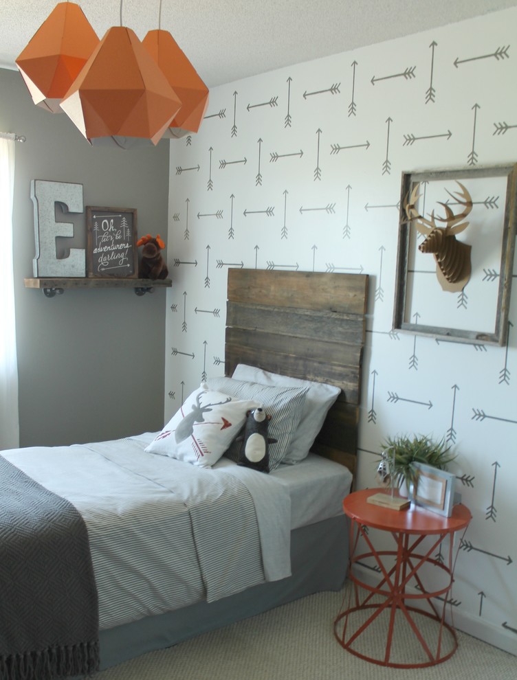 Rustic boys room - Rustic - Kids - New York - by Pear Design Studio