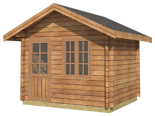 Aleko Wooden DIY Outdoor Studio-Home Cabin and Cottage Space ...