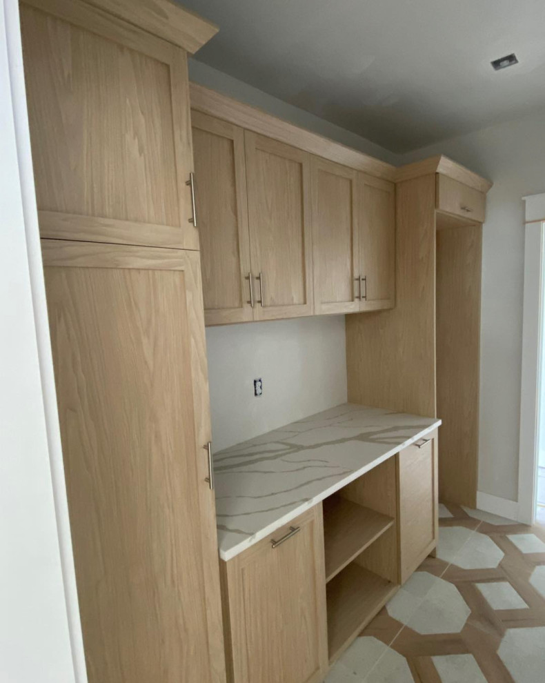 Boston Area Custom Storage Unit with Crown Molding and Adjustable ...