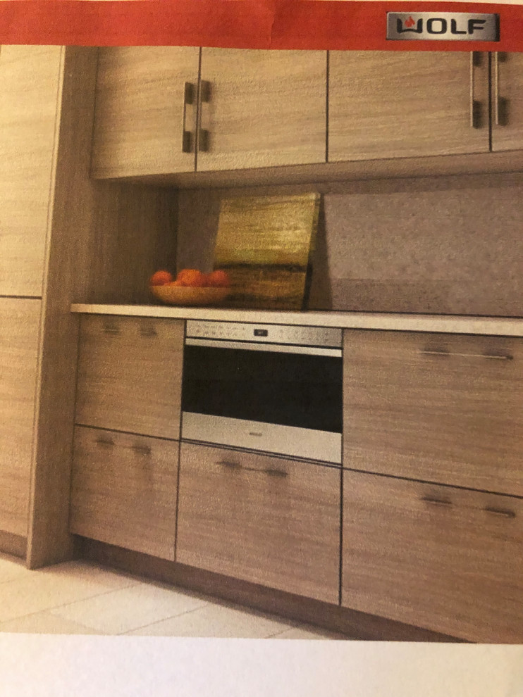 How to get this flush installation look?