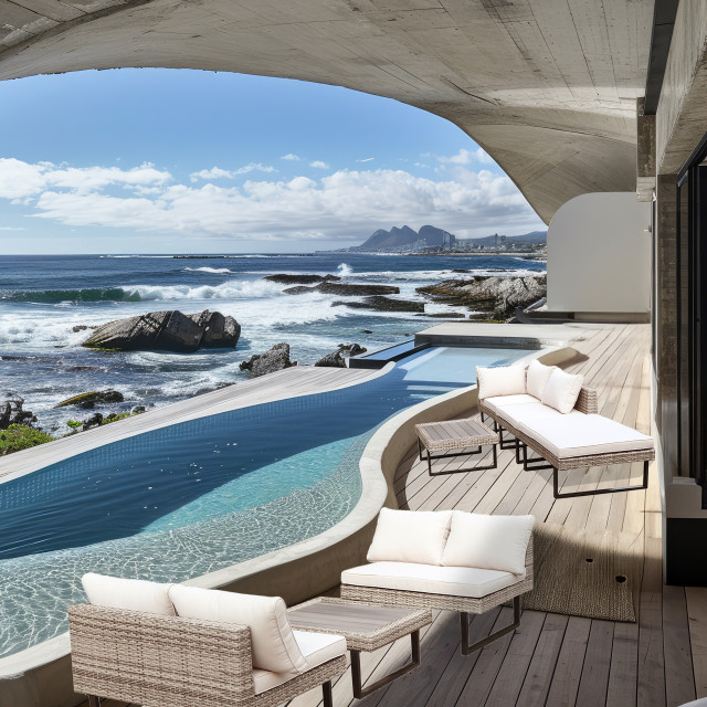 Outdoor Corner Patio Sectional and Tables - Tropical - Outdoor Lounge ...