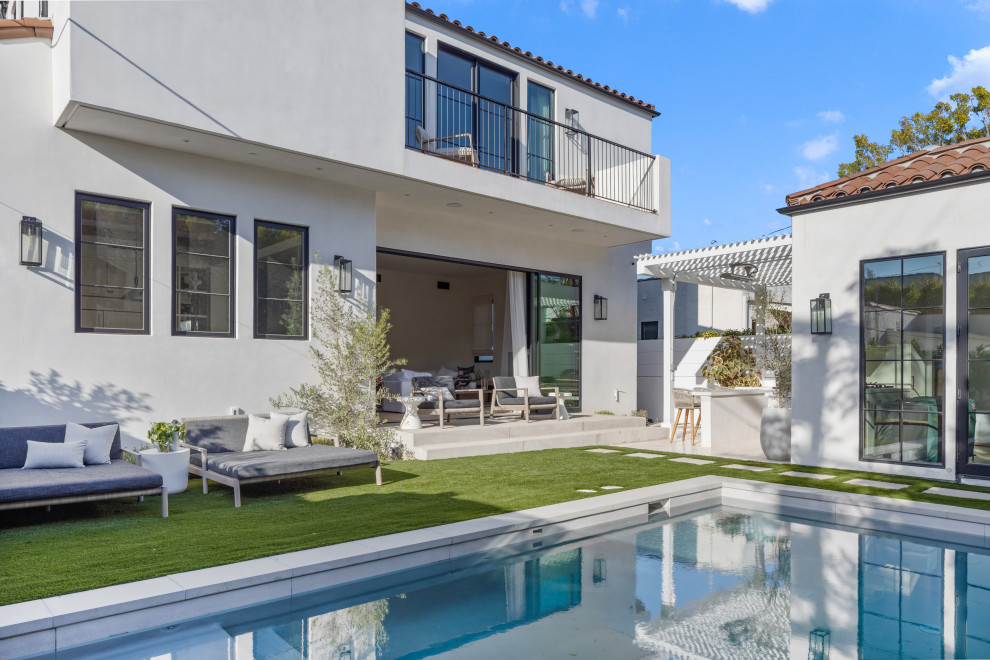 New Construction - Drexel Ave. West Hollywood - Transitional - Pool ...