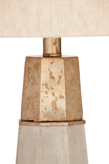 The Rowan Table Lamp French Country Beige Cement Base - Transitional ...