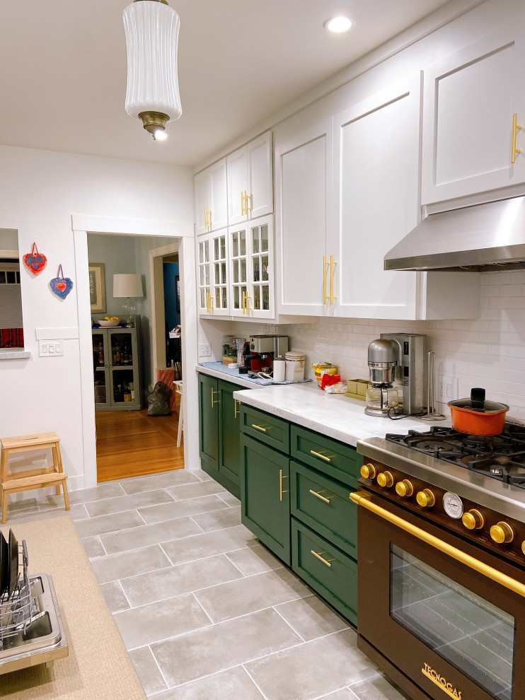 Marina Kitchen-BEFORE + AFTER - Modern - Kitchen - San Francisco - by ...