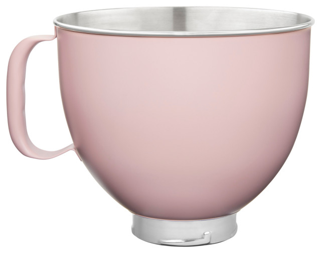 KitchenAid Matte Dried Rose Stainless Steel 5 Quart Mixer Bowl ...