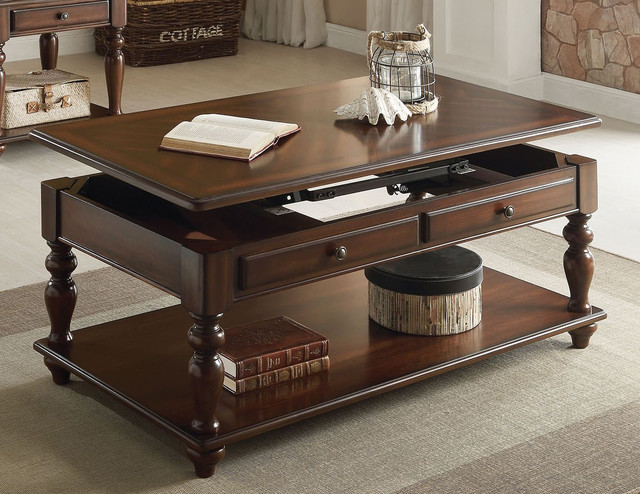 Emma Mason Signature Fairy Coffee Table in Walnut - Traditional ...