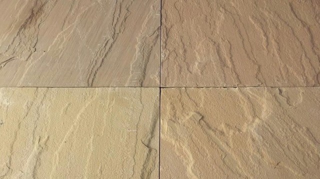 Kokomo Gold Sandstone Tiles, Natural Cleft Face, Gauged Back Finish ...