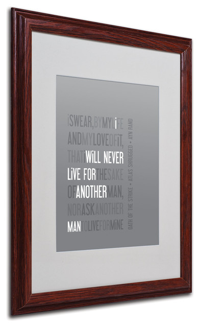 'Oath of the Strike I' Matted Framed Canvas Art by Megan Romo, 16" x 20 ...