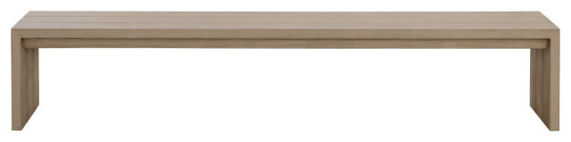 Viga Bench, Drift Brown - Transitional - Outdoor Benches - by Sunpan Modern Home | Houzz