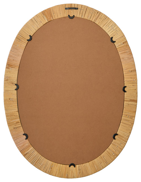 Aloha Rattan Mirror - Tropical - Wall Mirrors - by Jamie Young Company ...