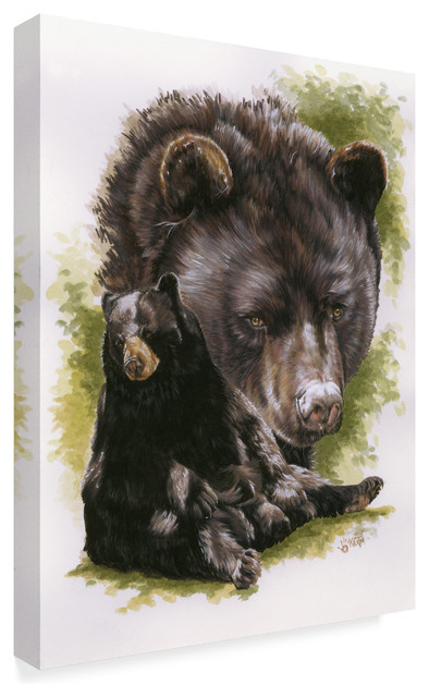 "Ebony" by Barbara Keith, Canvas Art, 19"x14" - Rustic - Prints And ...