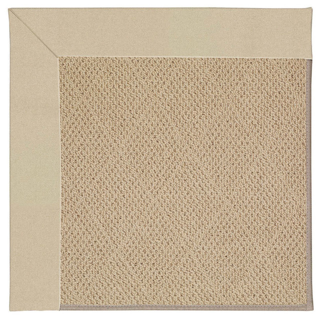 Zoe-Cane Wicker Machine Tufted Rectangle Rug, Ecru, 2'x3 ...