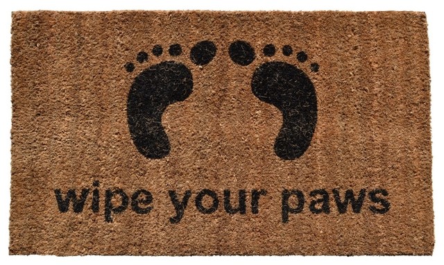 Wipe Your Feet Mat - Contemporary - Doormats - by Imports Decor Inc ...