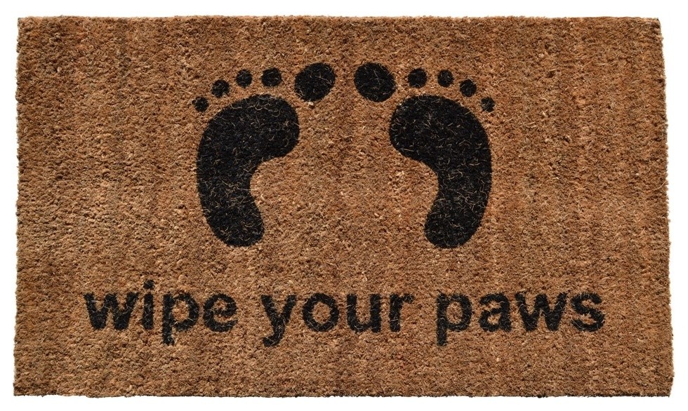 Wipe Your Feet Mat - Contemporary - Doormats - by Imports Decor Inc ...