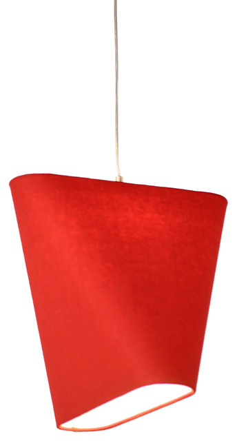 Innermost Modern Mnm Pendant Light, Red Wool - Contemporary - Pendant ...