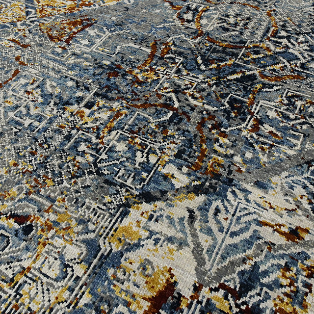 Bristol Jorenie Area Rug Blue, 2' x 3' - Contemporary - Area Rugs - by ...