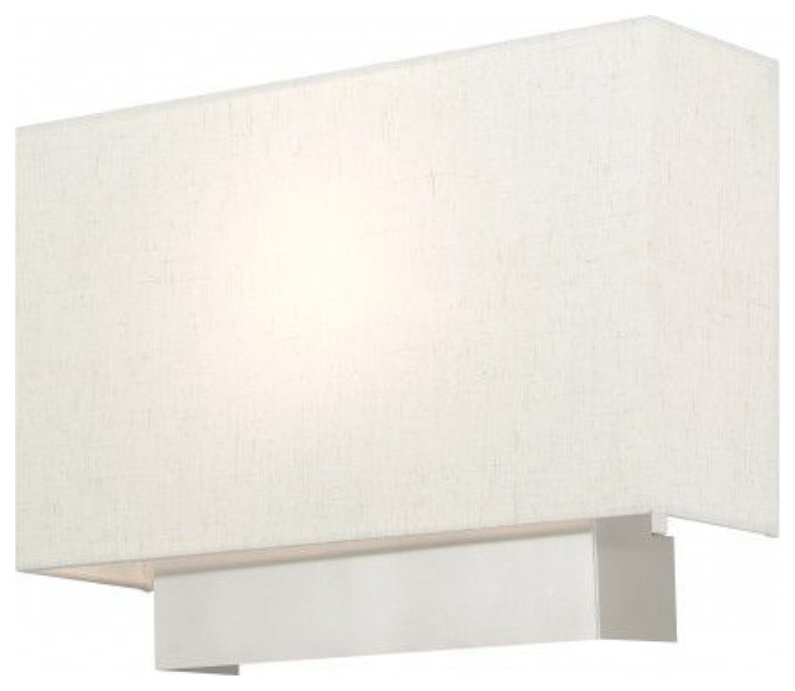1 Light ADA Wall Sconce in Minimalist Style - 14 Inches wide by 9.75 ...