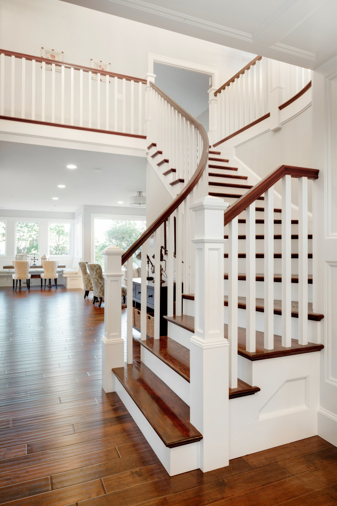 Beautiful Living Room in New Modern Home - Staircase - Seattle - by ...